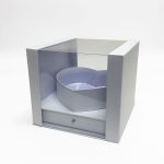 W7354 Red Clear Square PVC Flower Box With Heart Shape in the Middle ...