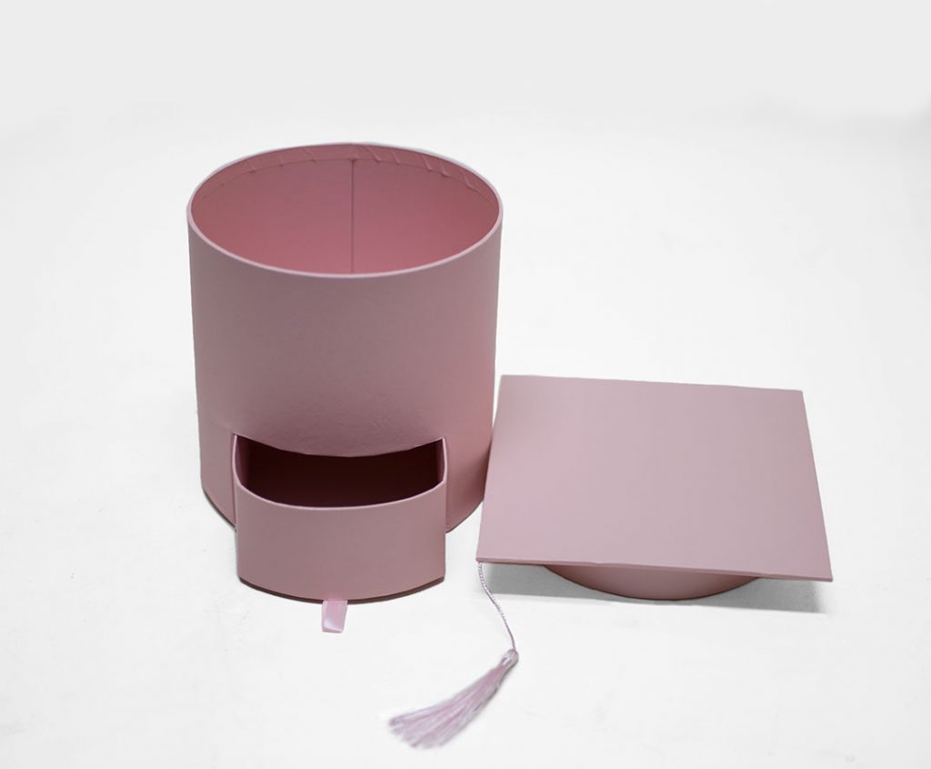 W7957PK Pink Graduation Cap with Drawer | D & E Floral Supplies