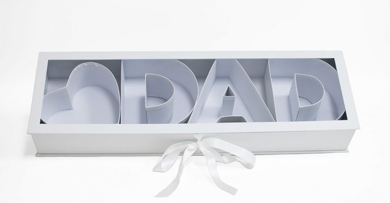 5 Boxes in 1 Exclusive Premium Extra Large Luxury Love Dad Box in White ...